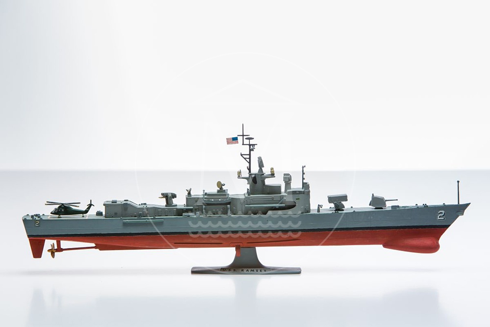 Model of the American frigate U.S.S. Ramsey - Ship models by Marcel ...